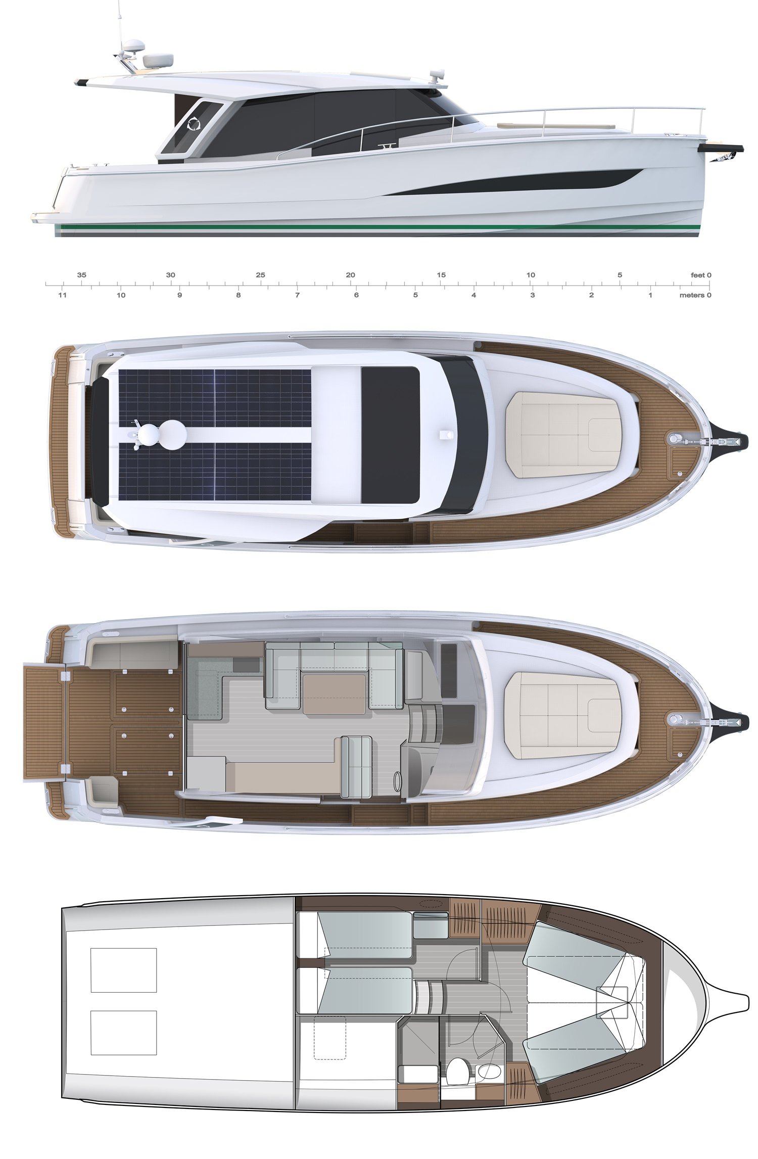 Greenline 39 Layout – Greenline Yachts